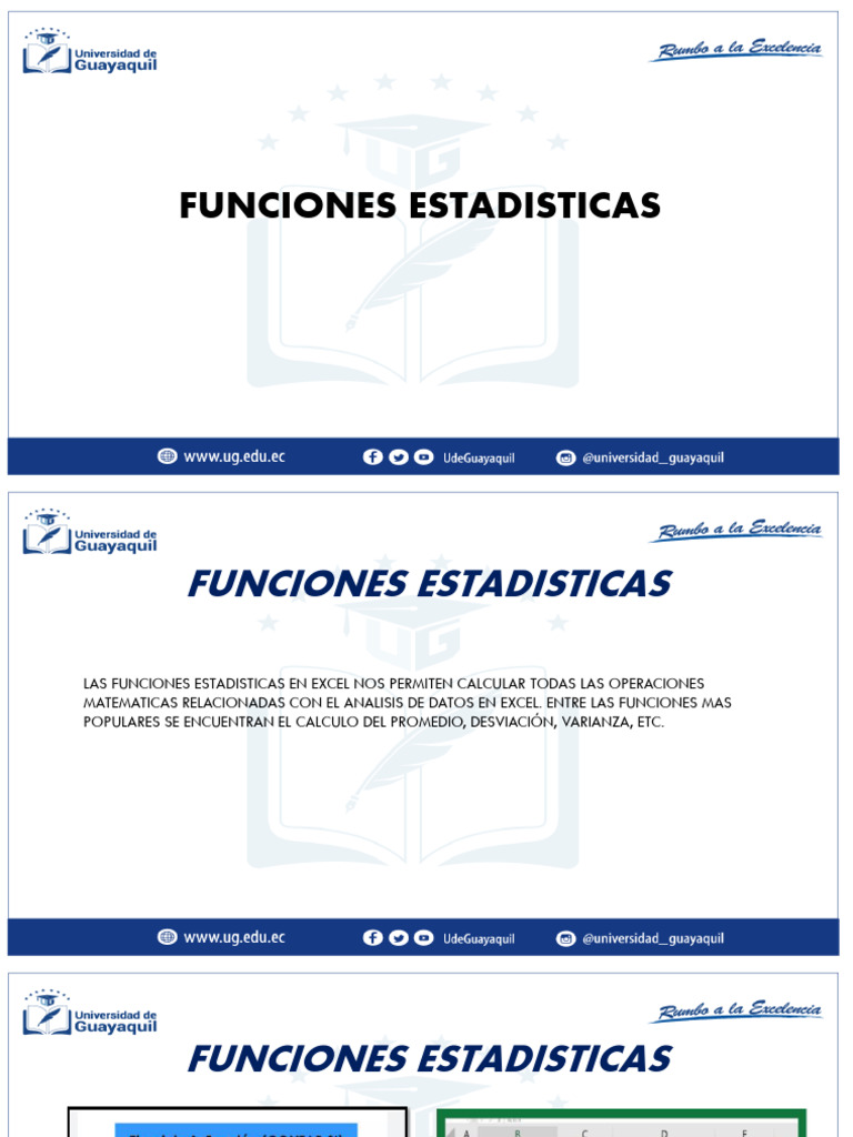 1.3.funciones de Estadisticas | PDF