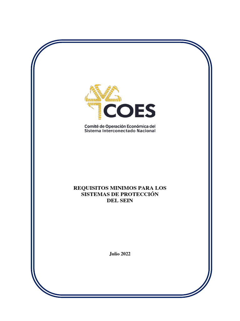 Anexo 8 Requisitos Minimos para Sistemas de Protección | PDF