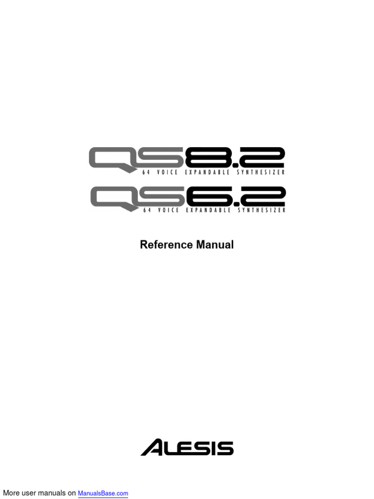Alesis QS6 | PDF | Ac Power Plugs And Sockets | Electromagnetic ...