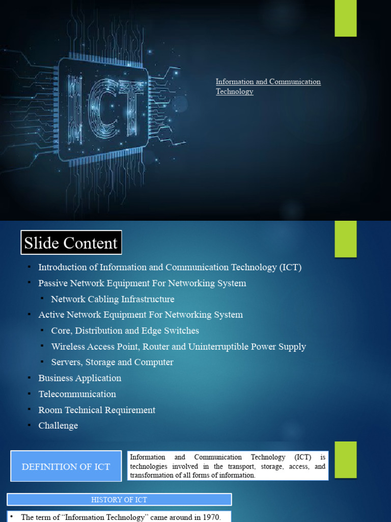 Information and Communication Technology Alpha | PDF | Computer Network | Information Technology