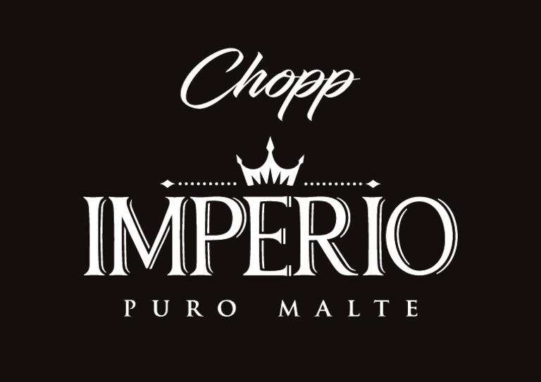Logo Chopp IMPERIO V3 Branco Fundo Preto AF | PDF