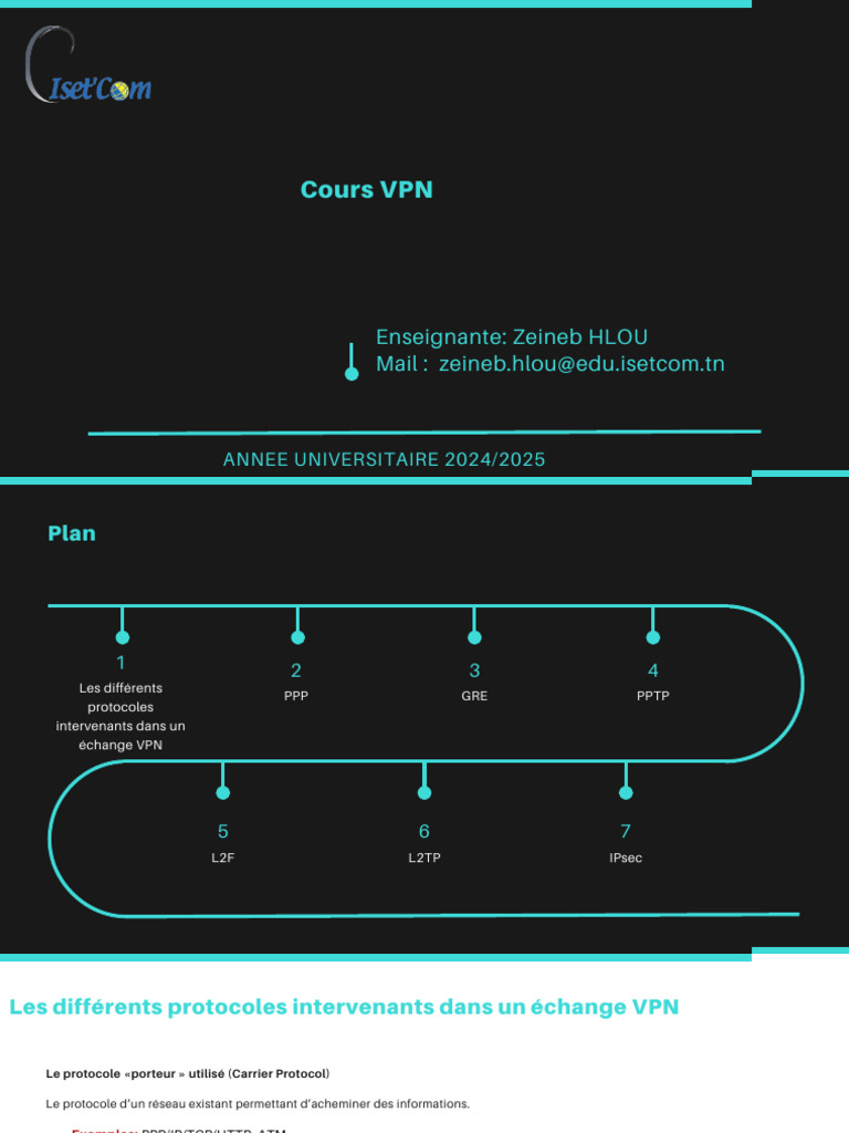 Cours VPN - v1 | PDF | Réseau privé virtuel | Mot de passe
