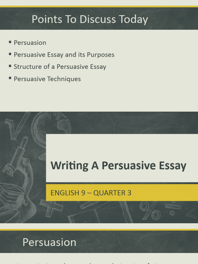 Persuasive Essay Basics for Students | PDF | Paragraph | Persuasion