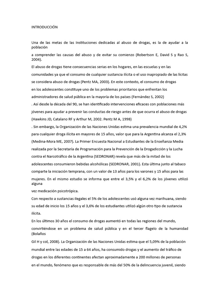 La Drogadiccion | Descargar gratis PDF | La dependencia de sustancias | Drogas