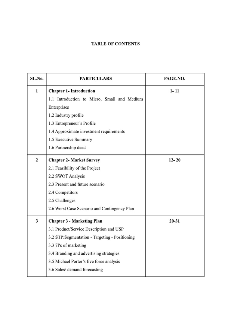 EDP Project - Business Plan To Start A Cafe | PDF