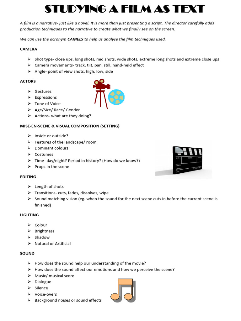 CAMELS and Film Techniques | PDF