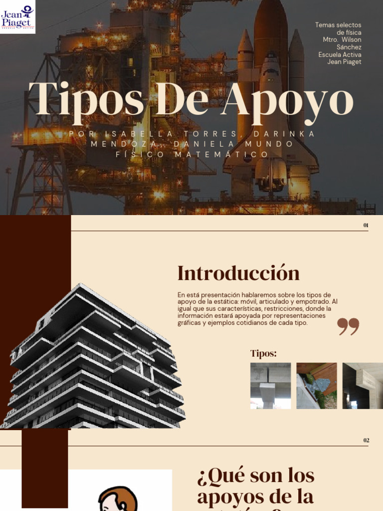 Tipos de Apoyo | PDF | Mecanica clasica | Física