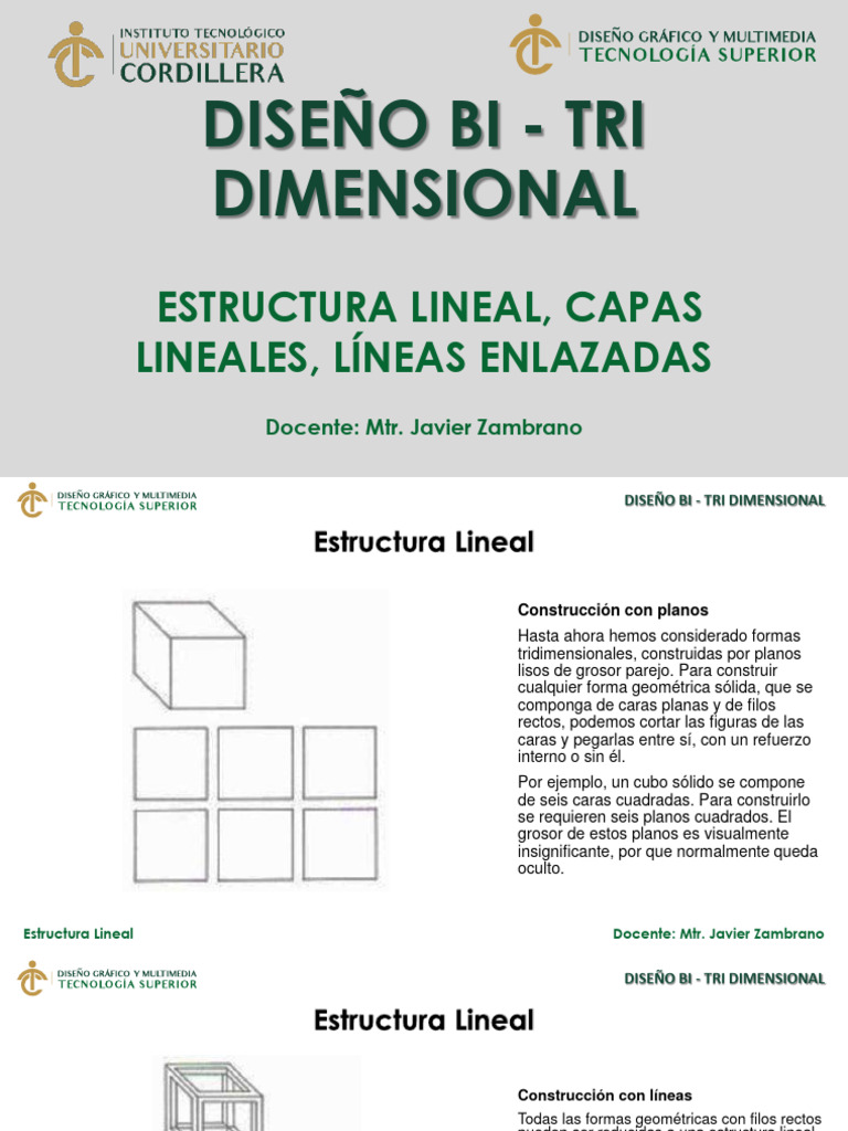 CLASE 06 Diseño Tridimensional | PDF | Geometría euclidiana | Geometría