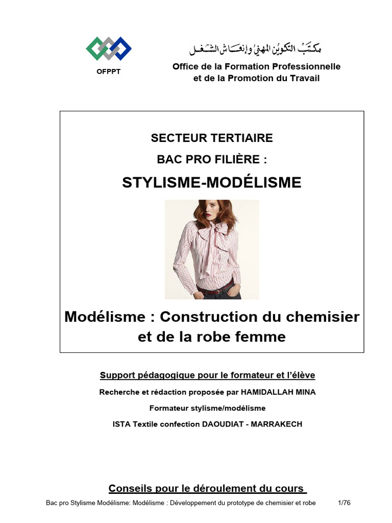 Construction de chemisiers et robes | PDF