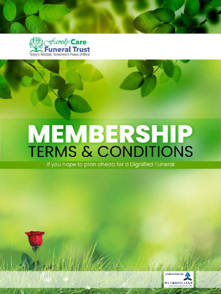 The FamilCare Funeral Plan ? | PDF | Morgue | Parent