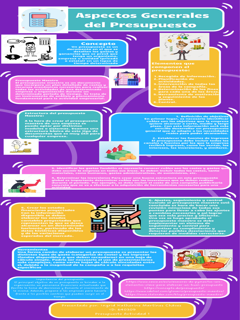 Infografía Presupuesto Actividad 1 | PDF | Presupuesto | Business