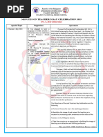 2024-2025-Sned Class-Program | PDF | Public Administration | Philippines