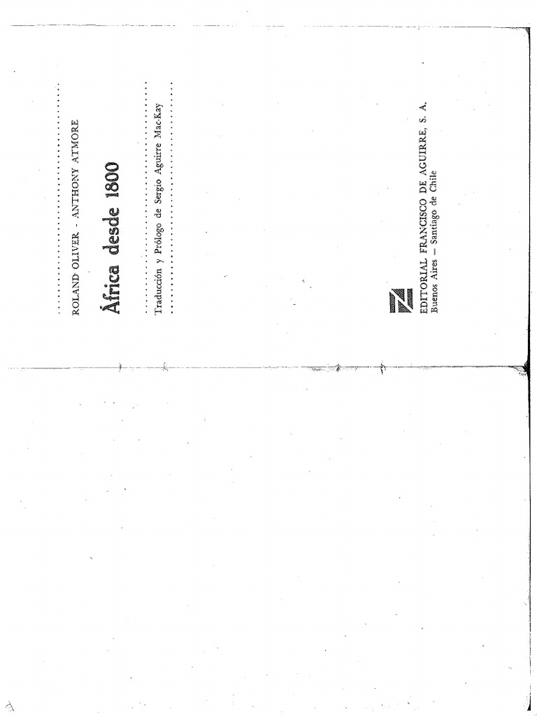 2-Africa Desde 1800-Roland Oliver-Anthony Atmore | PDF