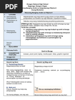 4a's Detailed Lesson Plan Filipino 8 | PDF