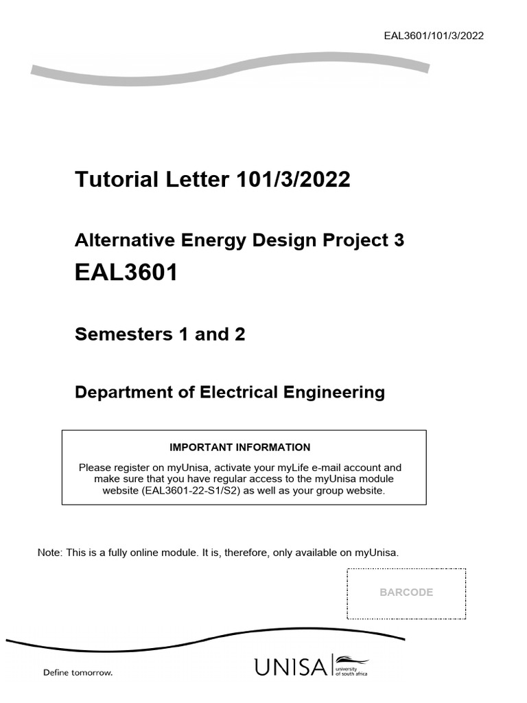 Tutorial Letter | PDF | Libraries | Engineering