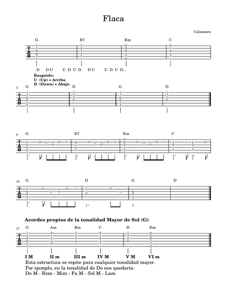 Flaca Pdf Teoría Musical Elementos De La Música