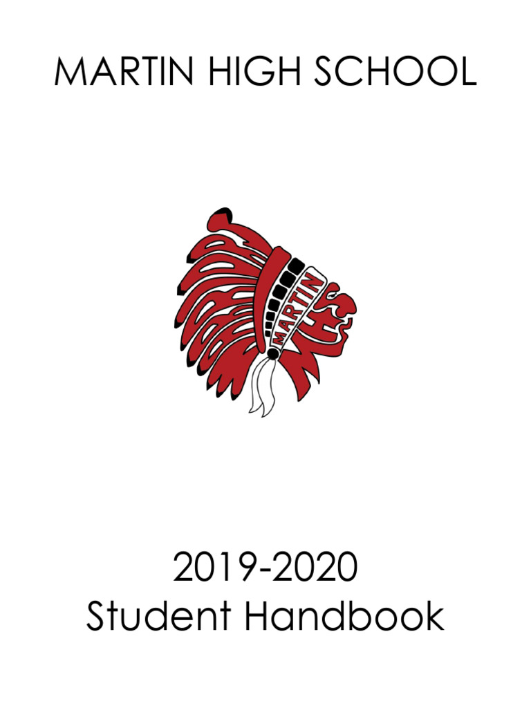 Martin High School Student Handbook 2019-2020 | PDF | Clothing | Skirt