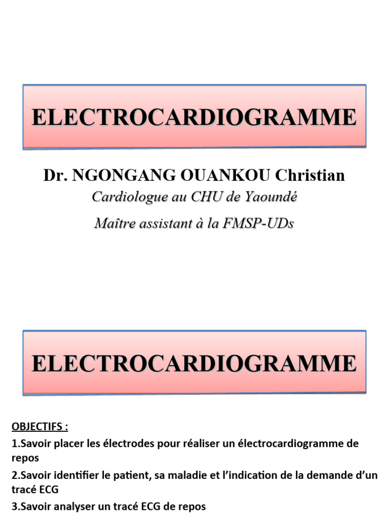 7a. TP ECG | PDF | Électrocardiographie | Médecine clinique