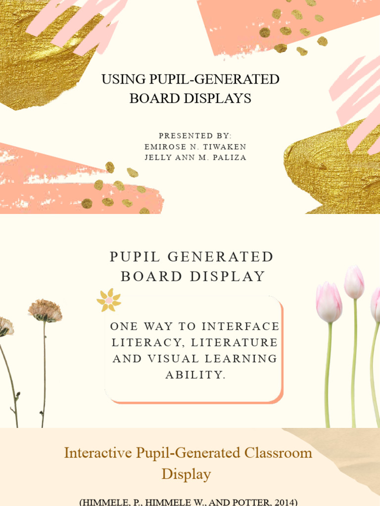 Pupil Generated Wall Displays | PDF