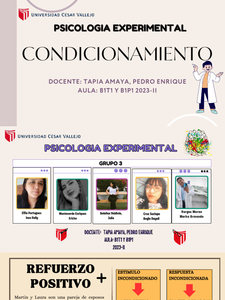 Refuerzos y Castigos - Grupo 3 | PDF | Placer | Relaciones sexuales