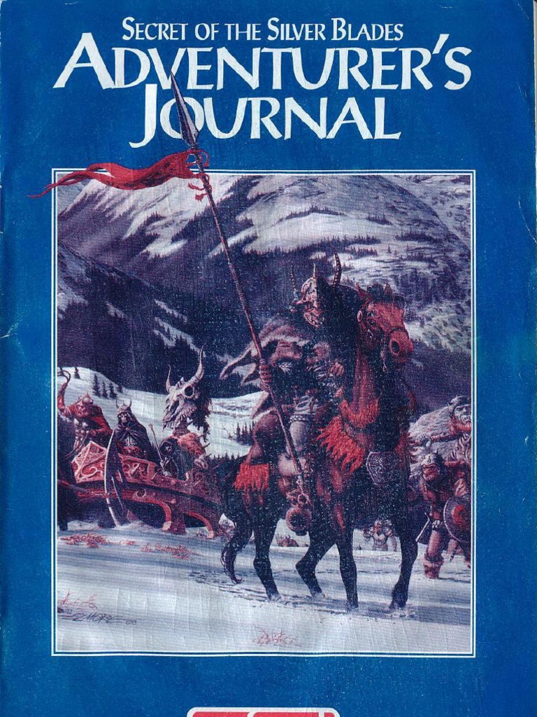 Secret - Of.the - Silver.blades Adventurers - Journal | PDF