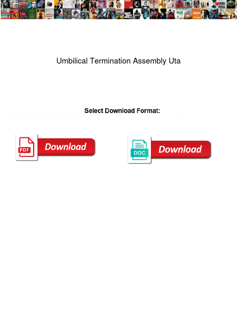 Umbilical Termination Assembly Uta | PDF | Pipe (Fluid Conveyance ...