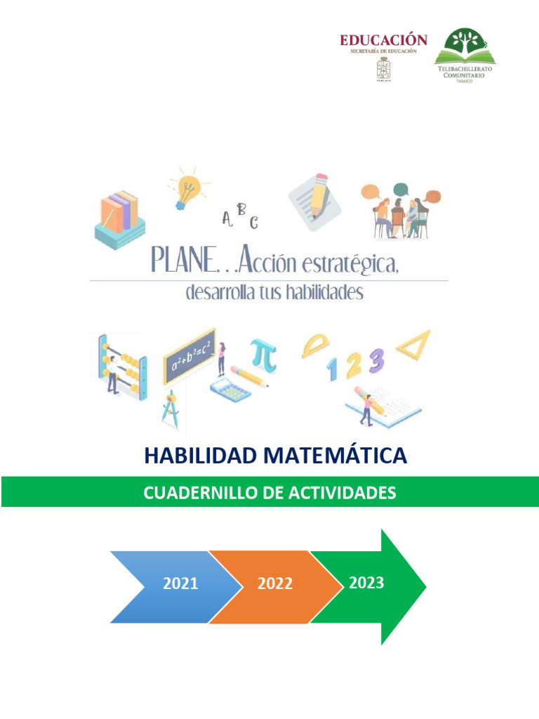 CUADERNILLO PLANE... Acción-MATEMÁTICAS 3ro y 4to | PDF | Función (Matemáticas) | Geometría