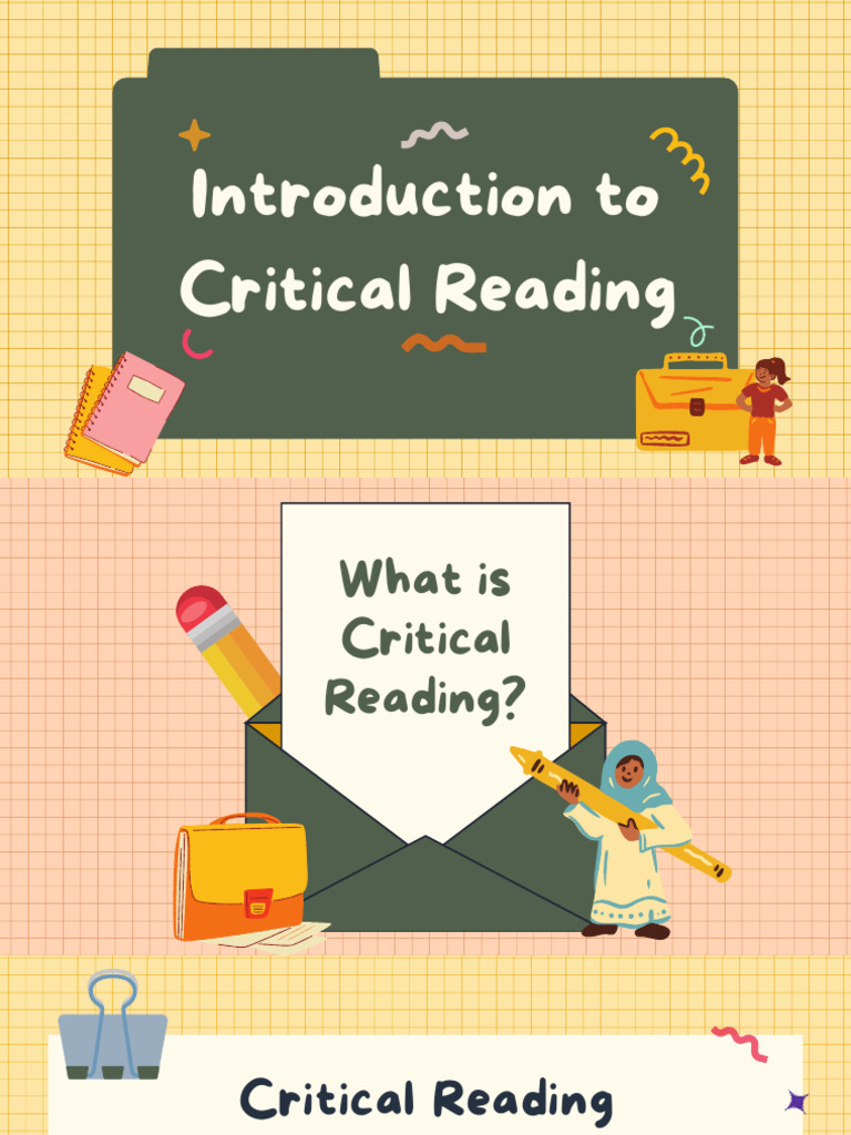 Introduction to Critical Reading | PDF | Attitude (Psychology) | Knowledge