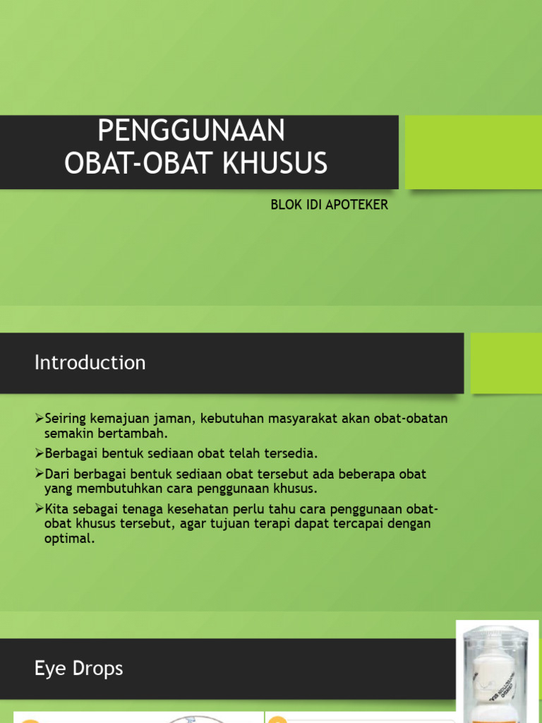Panduan Penggunaan Obat Khusus dan Pil KB | PDF | Pharmacology ...