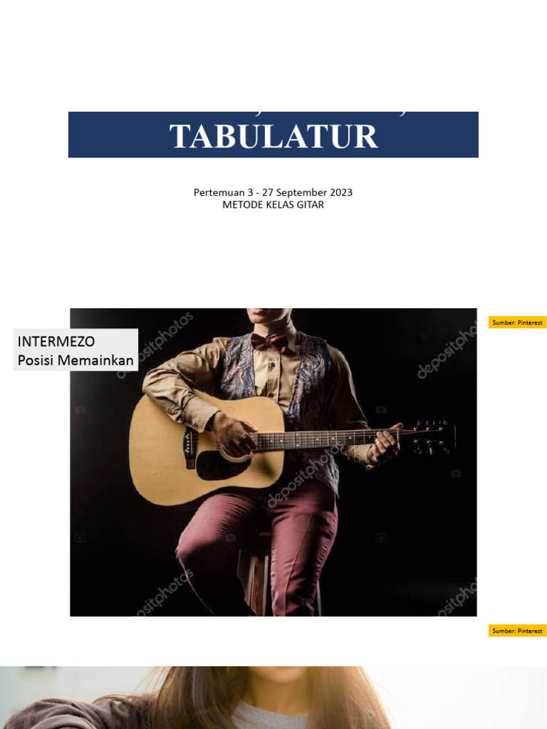 Pertemuan 3 - Tab & Scale - 27 September 2023 | PDF