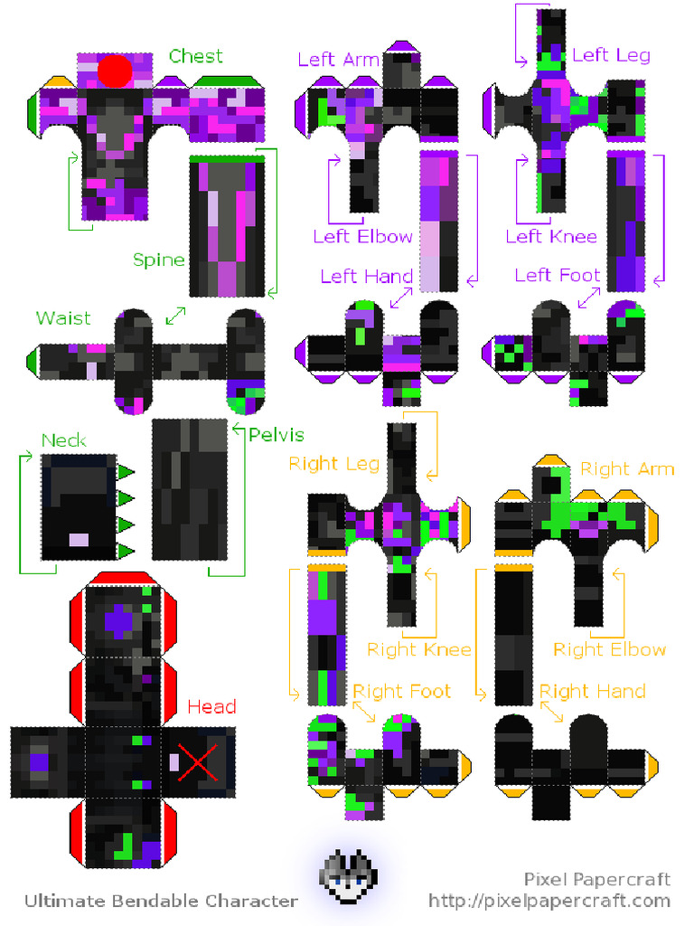 Minecraft Bendable Character | PDF
