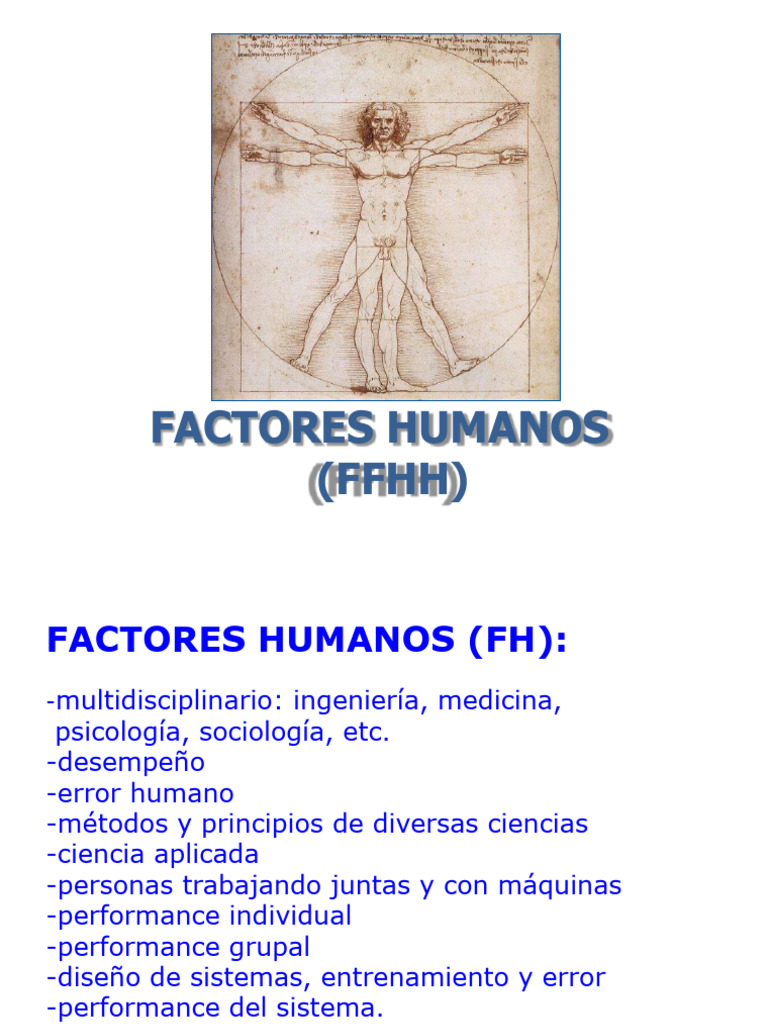 Factores Humanos 20150824 1 | PDF | Factores humanos y ergonomía ...
