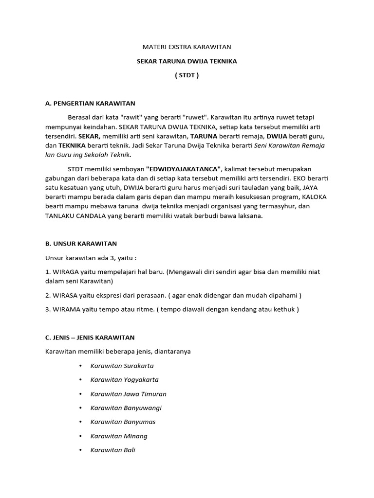 Panduan Karawitan untuk Pemula | PDF | Kajian Bahasa Asing | Seni