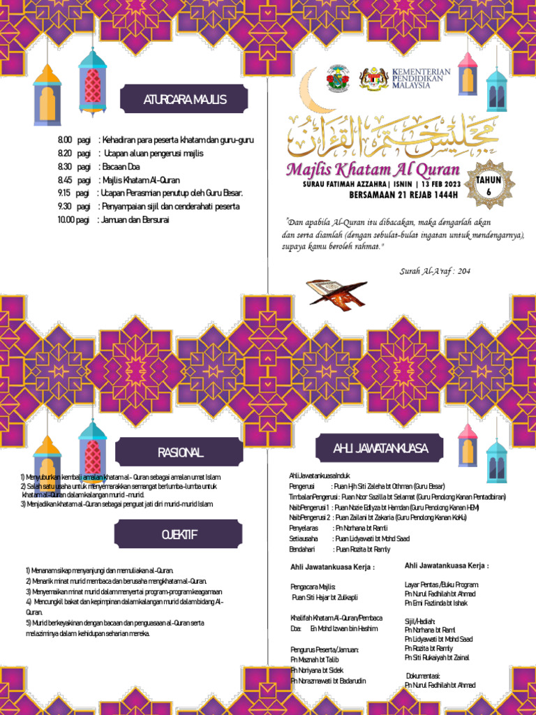 Buku Program Khatam | PDF