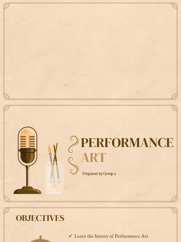 Group 111 Cpar Performance Art | PDF | Performance Art | Fine Art