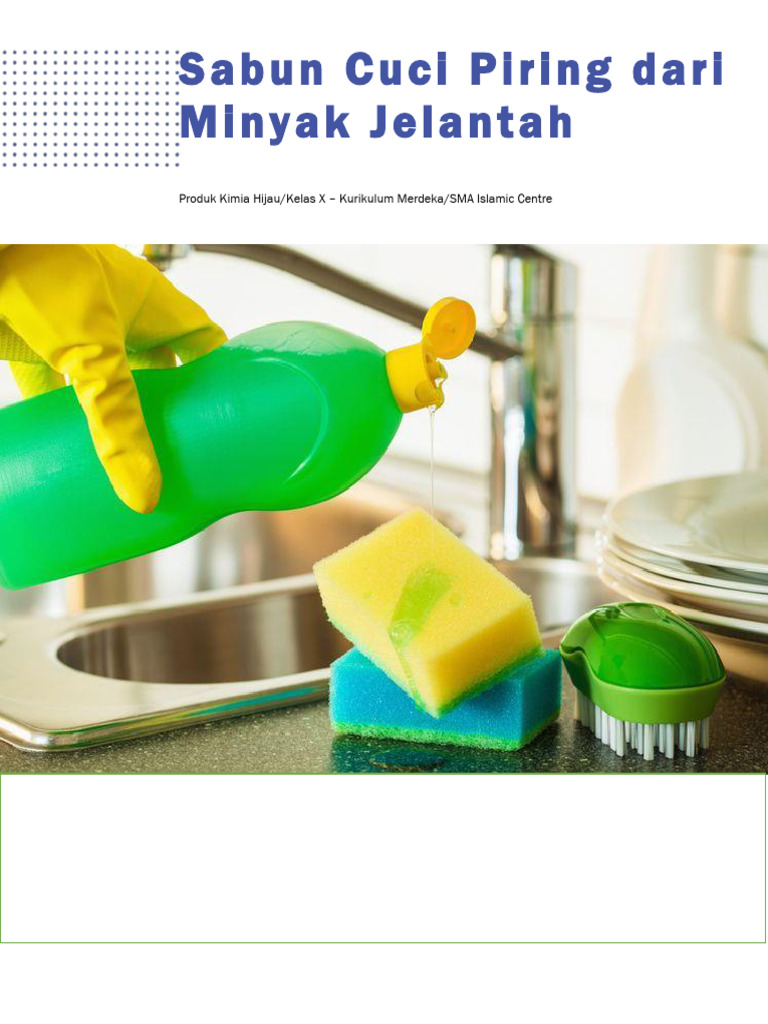 Sabun Cuci Piring Ramah Lingkungan | PDF
