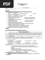 ELLNA Reviewer For Filipino Subject Grade 3 | PDF