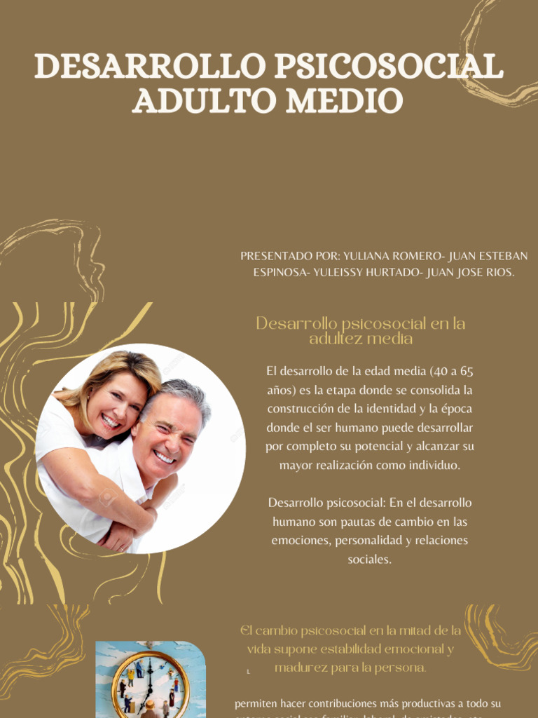 Desarrollo Psicosocial | PDF | Adultos | Conceptos psicologicos