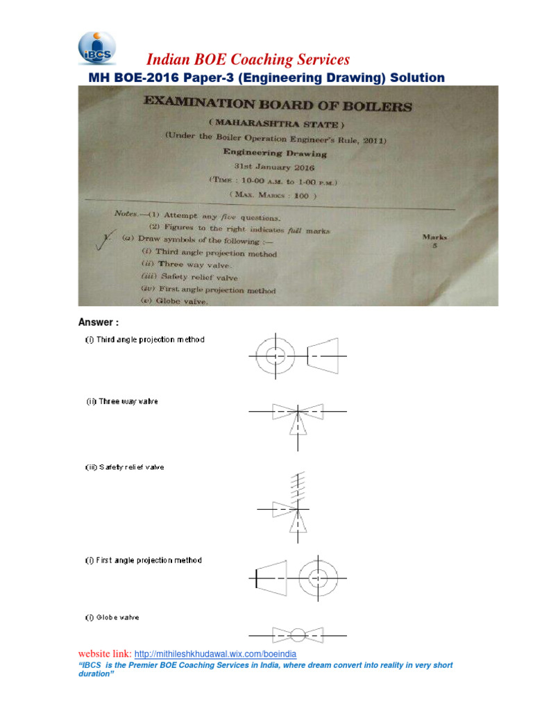 MH BOE 2016 Paper 3 Solution | PDF | Technology & Engineering