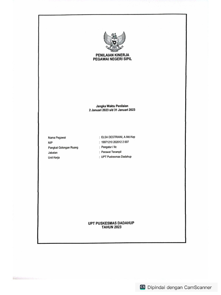 Laporan TPP Januari 2023 | PDF