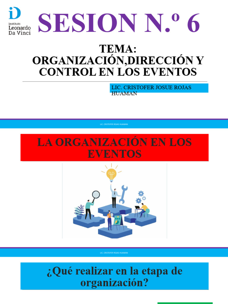 Sesion 6-Organizacion y Control | PDF
