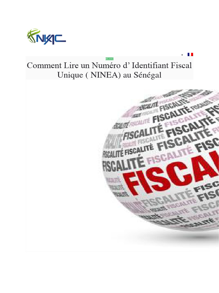 Comprendre le NINEA au Sénégal | PDF | Impôts | Taxe sur la valeur ajoutée