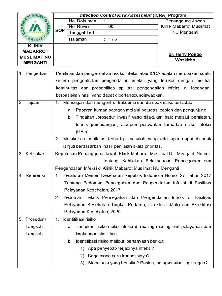 Sop Icra Program | PDF