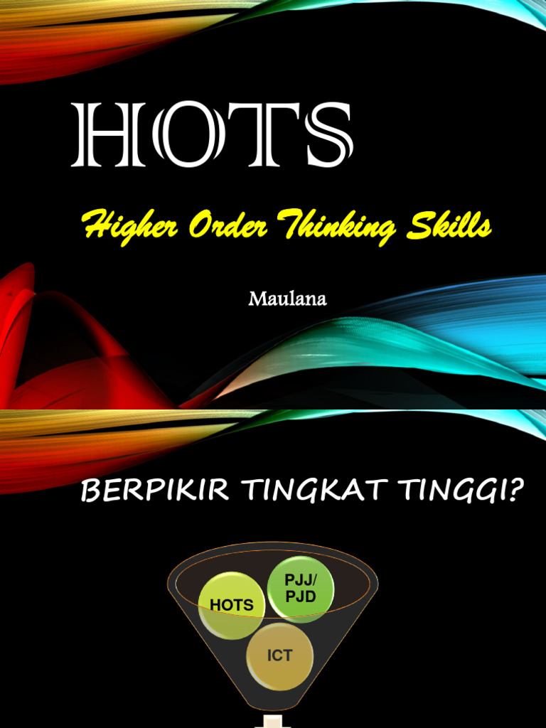 Kemampuan Berpikir Tingkat Tinggi - HOTS | PDF