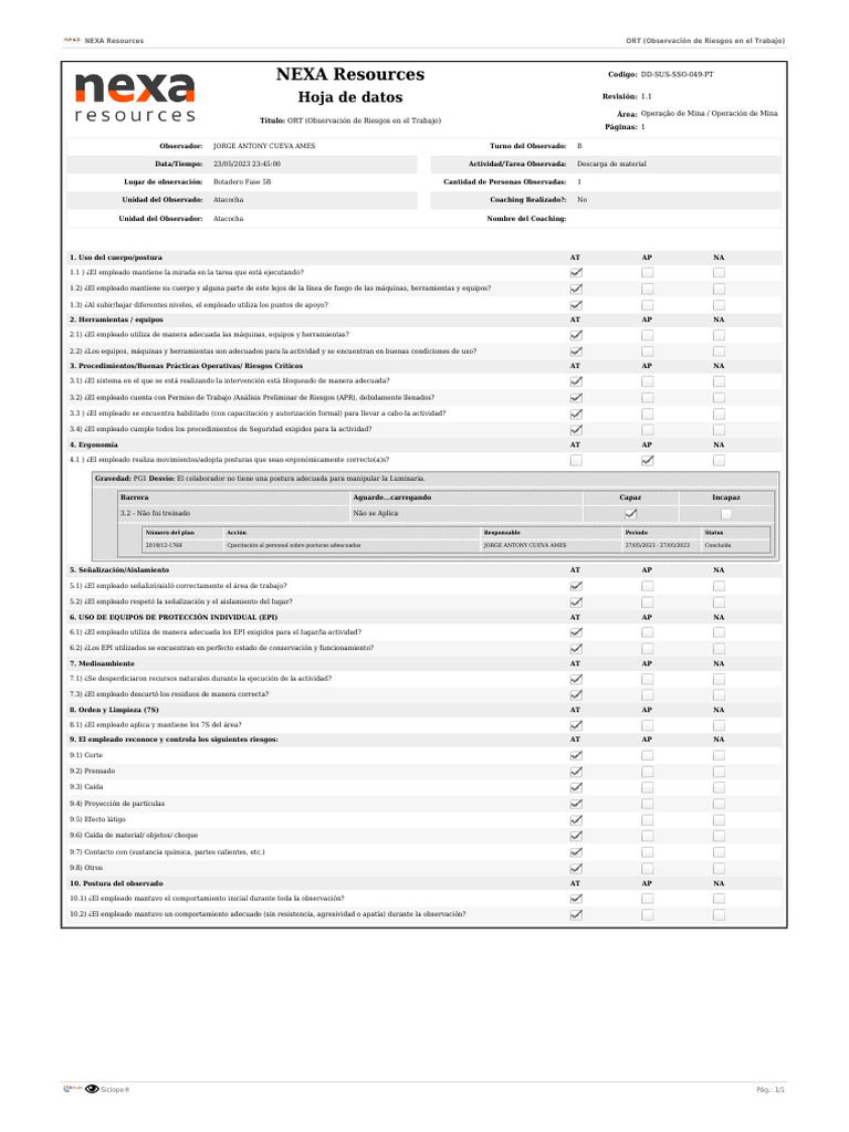 NEXA Resources: Hoja de Datos | PDF