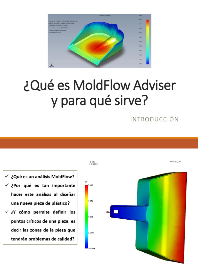Qué es MoldFlow Adviser | PDF | Diseño | El plastico