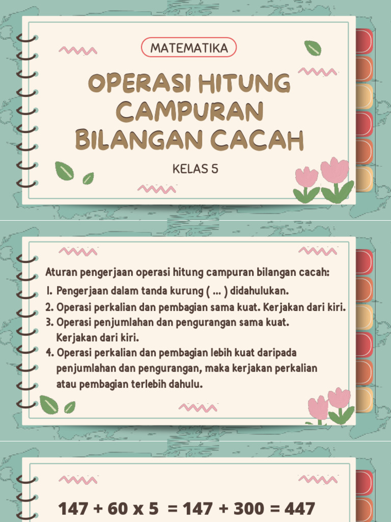 Operasi Hitung Campuran Kelas 5 | PDF