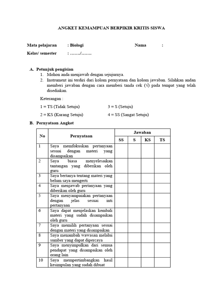 Sikap Etis Siswa dalam Biologi | PDF