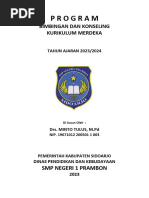 Program BK Kurikulum Merdeka 2022/2023 | PDF | Karier & Perkembangan