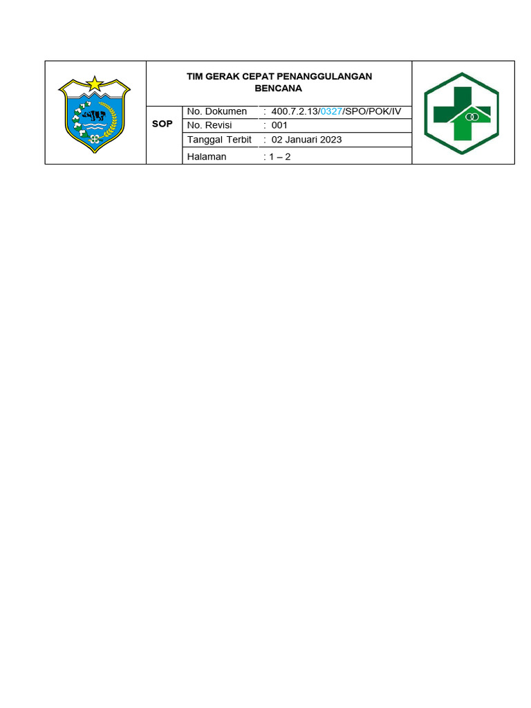 Tim Gerak Cepat Penanggulangan Bencana | PDF | Pengelolaan Keuangan & Uang